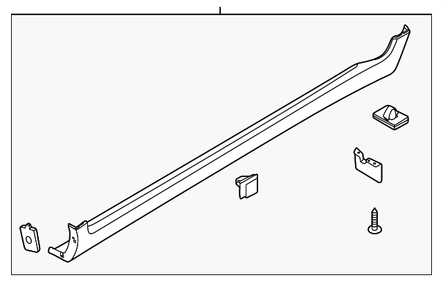 2011-2013 Kia Sportage Rocker Molding - Passenger Side (RH) 87752-3W000 ...