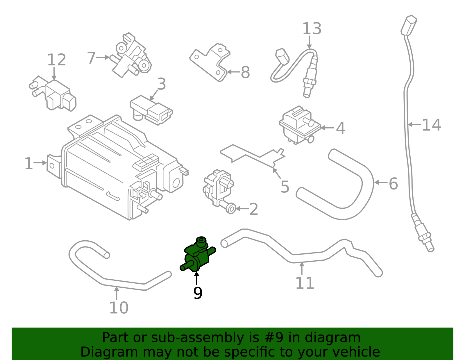 Vapor Valve 14958-JA80A | Nissan USA