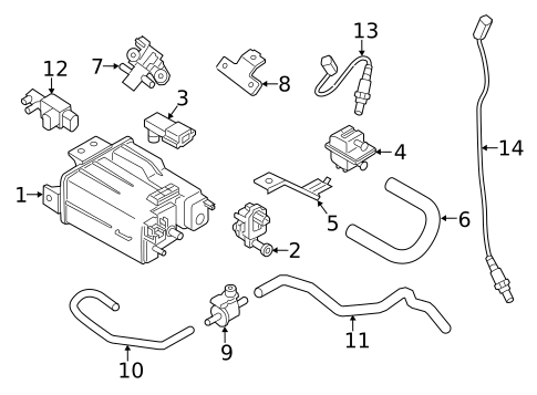 Emission Components for 2007 Nissan Pathfinder | Nissan Wholesale Direct