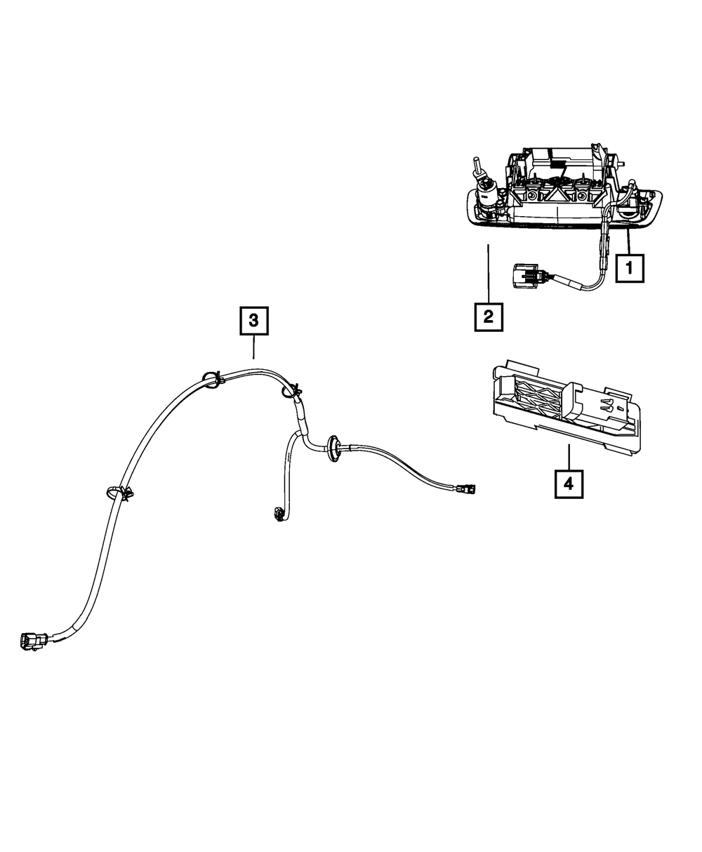 2016-2023 Ram Rear View Camera 68274731AE | My Mopar Parts