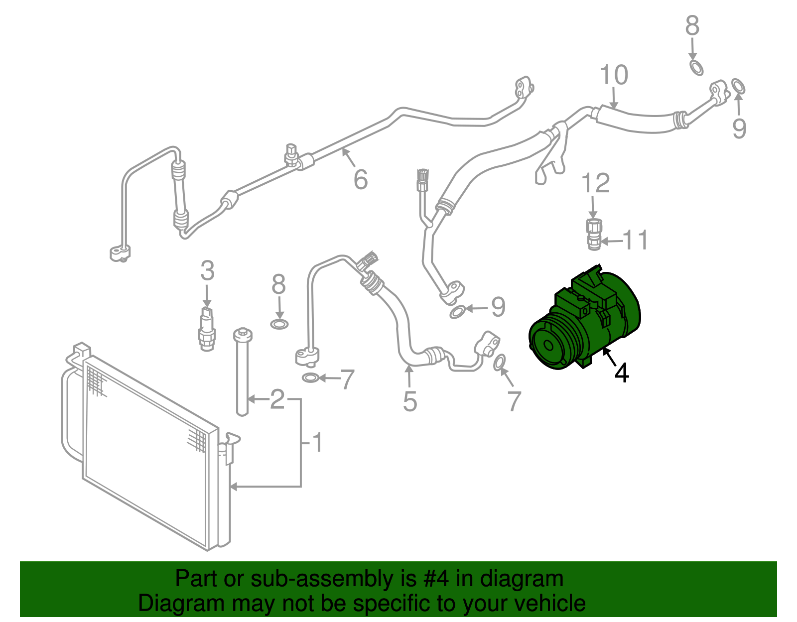 64-50-9-175-481 - A/C Compressor - 2002-2009 BMW | Buy BMW Parts Now
