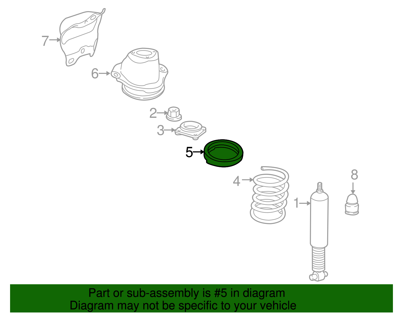 30681745 - Spring Seat 2001-2007 Volvo | Culver City Volvo Parts