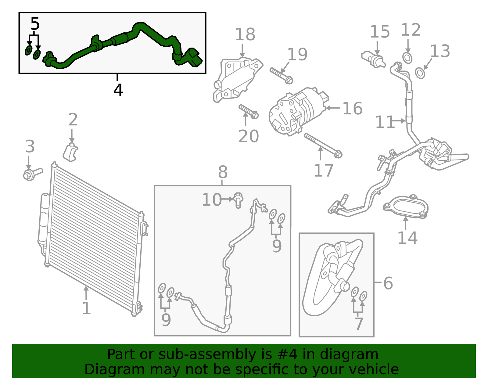 Genuine OEM Discharge Hose Part# LR101278 Fits 2019-2021 Land Rover: Up ...