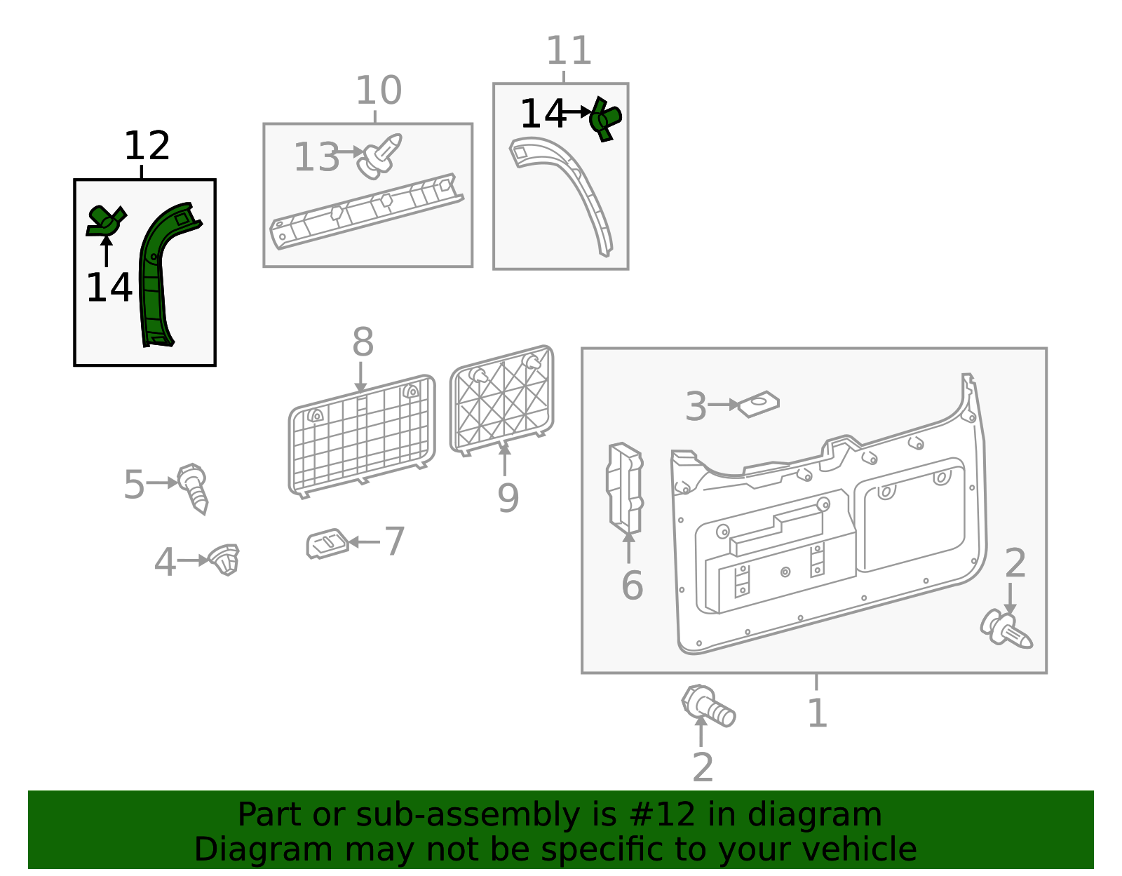 2020-2023 Lexus GX460 Door Window Molding 67938-60121-C0 | OEM Parts Online