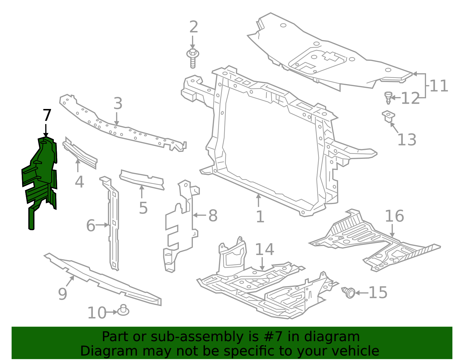 Radiator Air Deflector - OEM Engine Cooling Channel | AutoNation Parts
