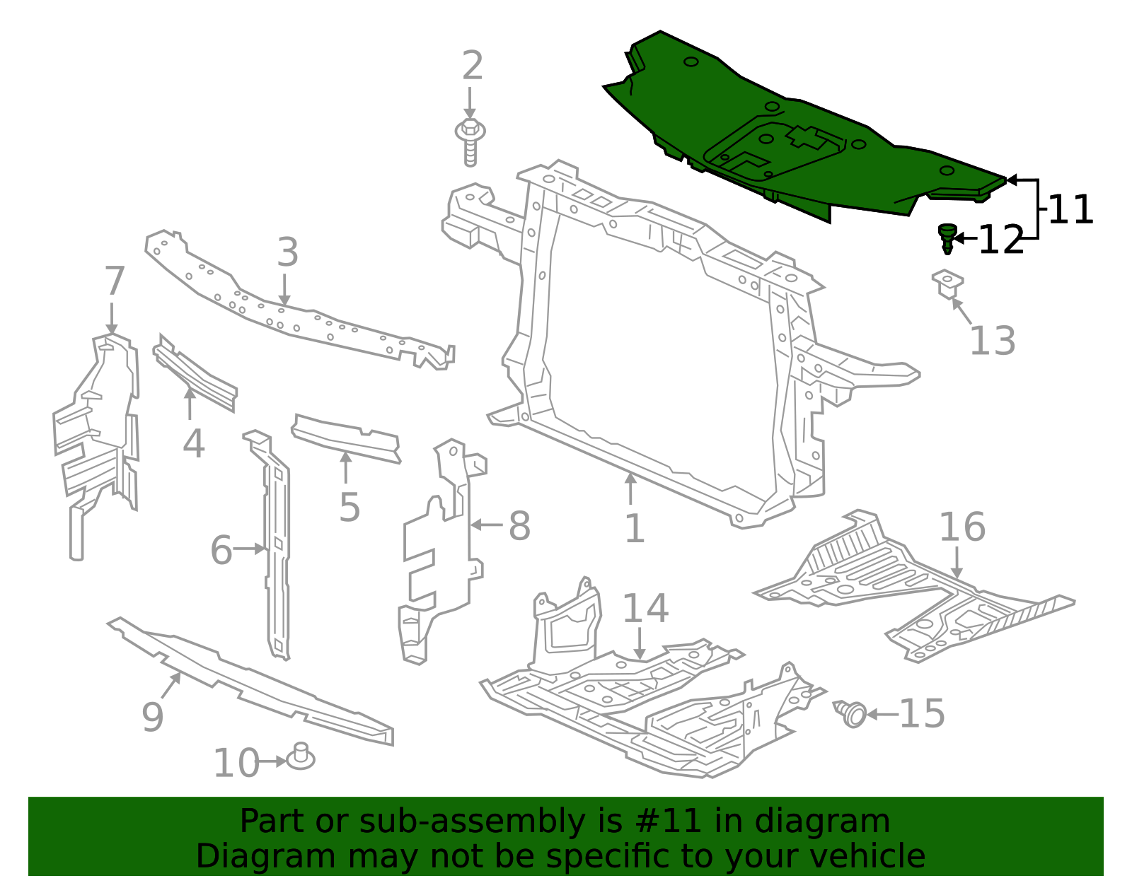 Genuine OEM Acura - Sight Shield Part# 74117-TJB-A01 | Acura Parts For Less