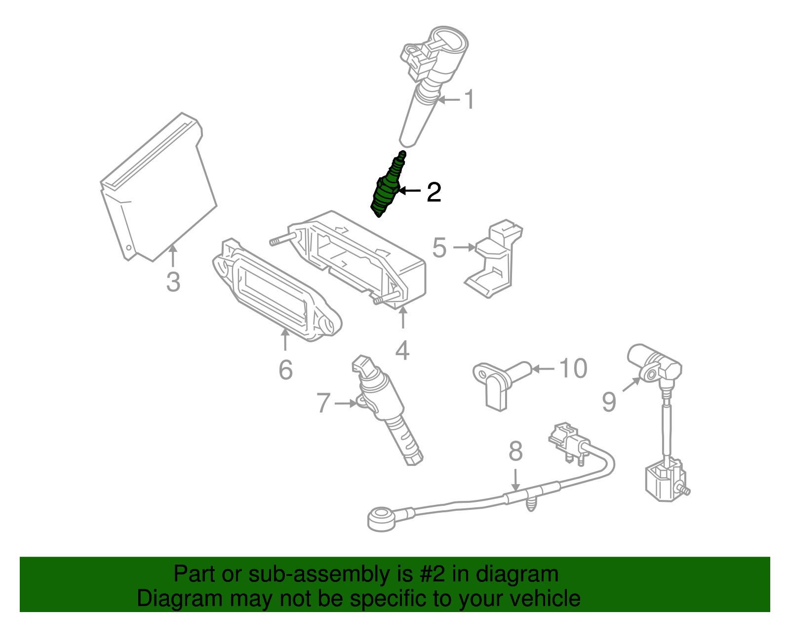 1997-2010 Jaguar Spark Plug C2A1535 | Haper Jaguar Parts