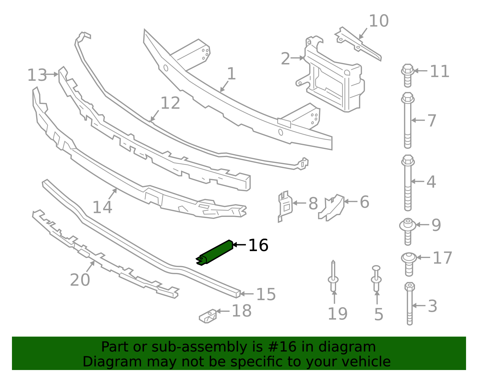 51-11-7-460-348 - Outer Support 2020-2022 BMW | BMW Auto Parts Warehouse