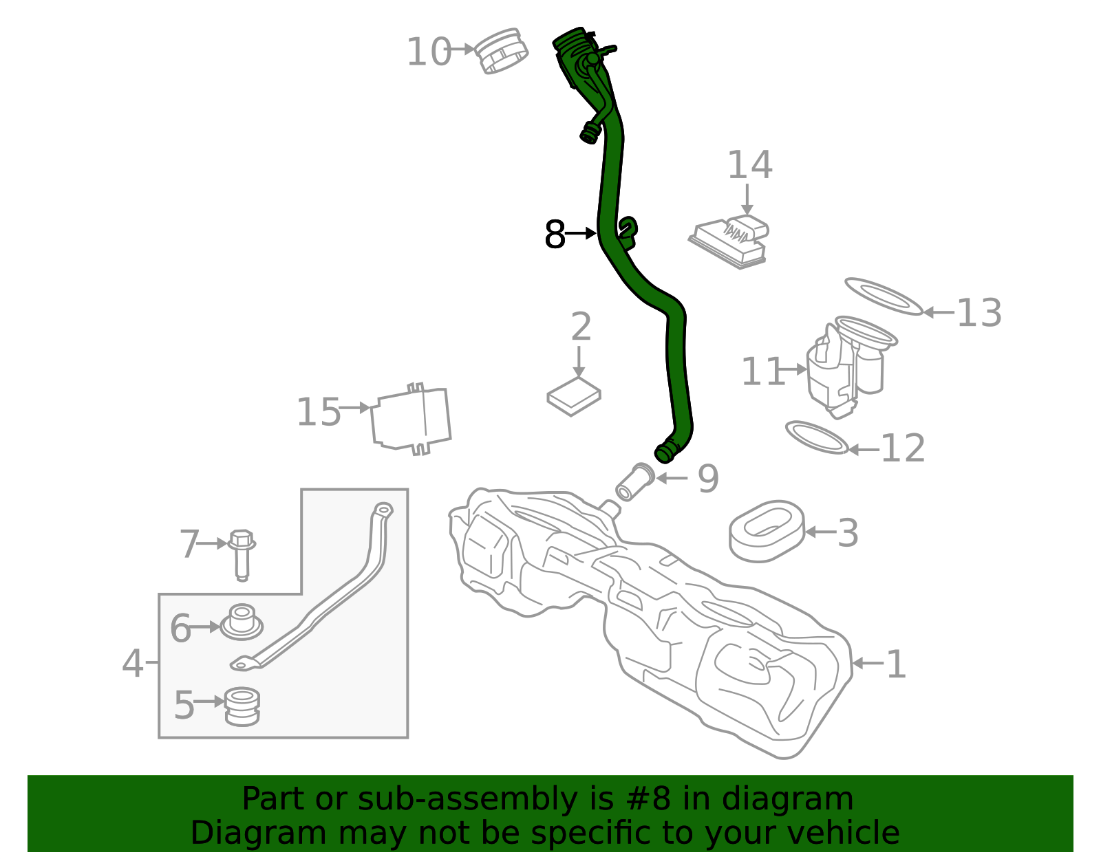 16117449053 - Filler Neck (16-11-7-449-053) | BMW of South Atlanta Parts