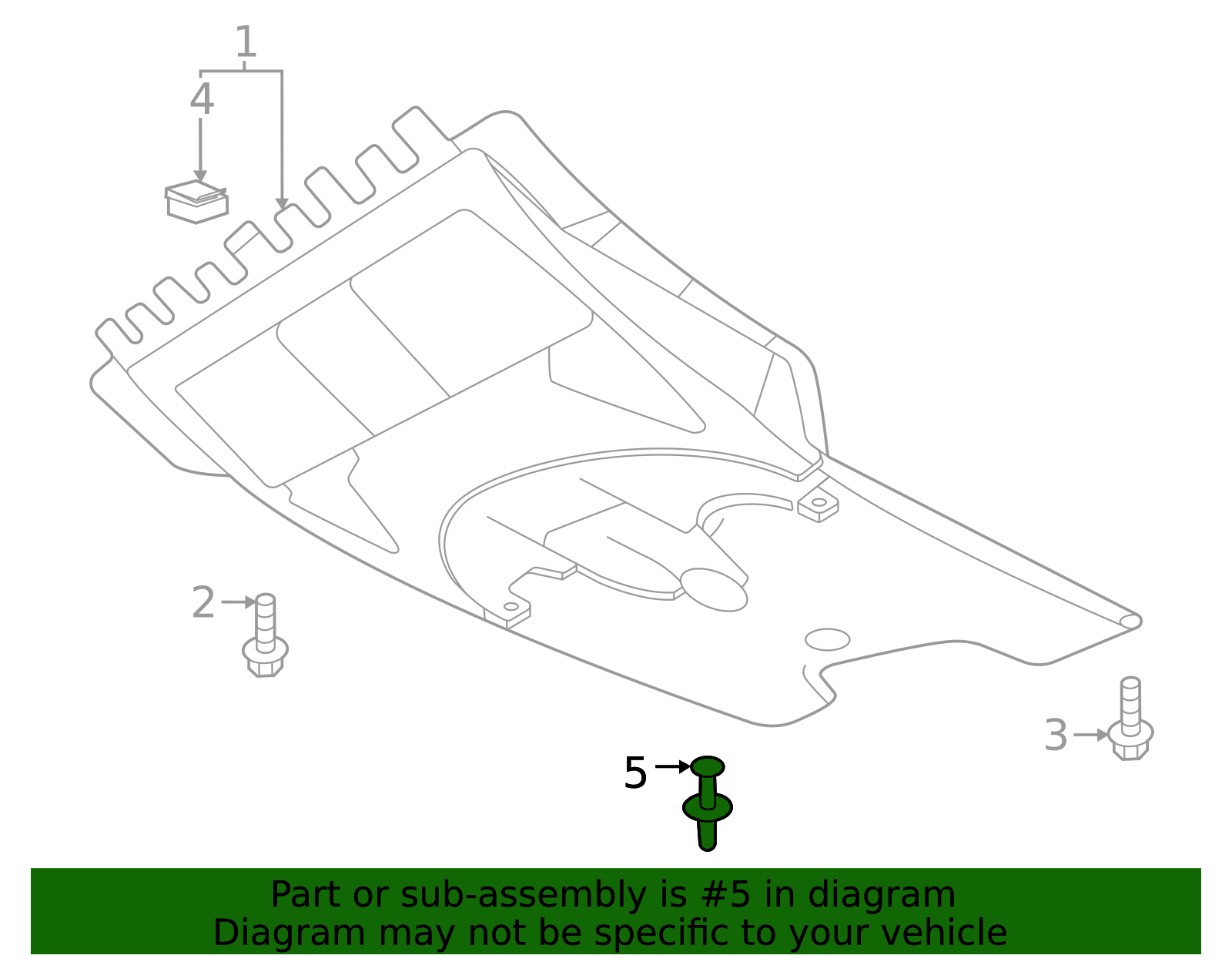 2009-2025 Volkswagen License Bracket Rivet N-038-549-4 | OEM Parts Online