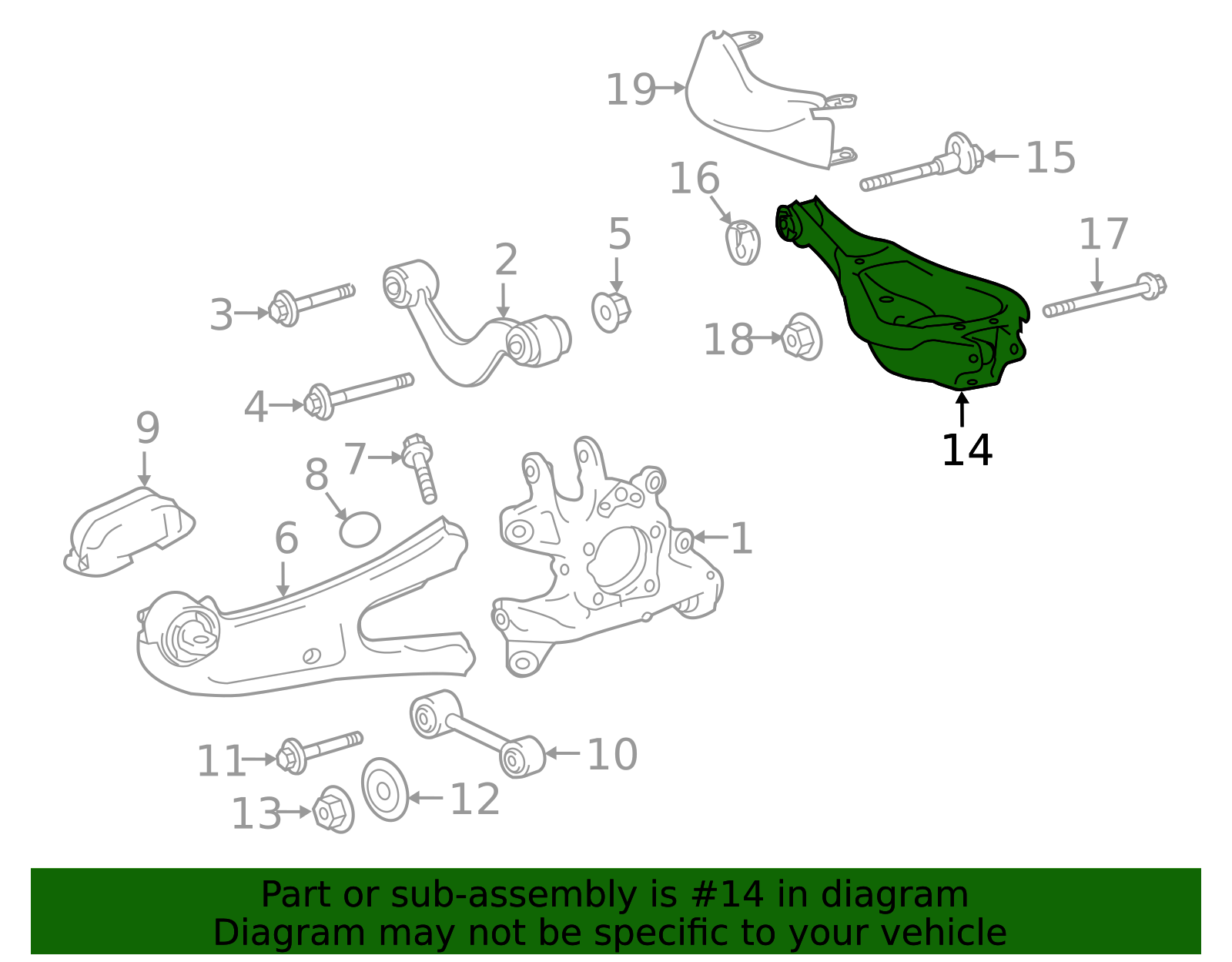 48730-0E050 - Lower Control Arm 2010-2022 Lexus | Lexus Parts Outlet