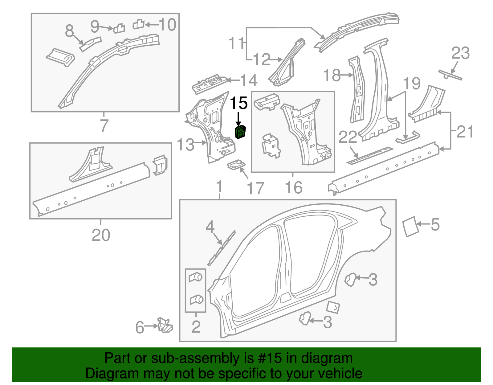 2012-2017 Buick Verano Passenger Side Plenum Side Drain Valve 22807694 ...