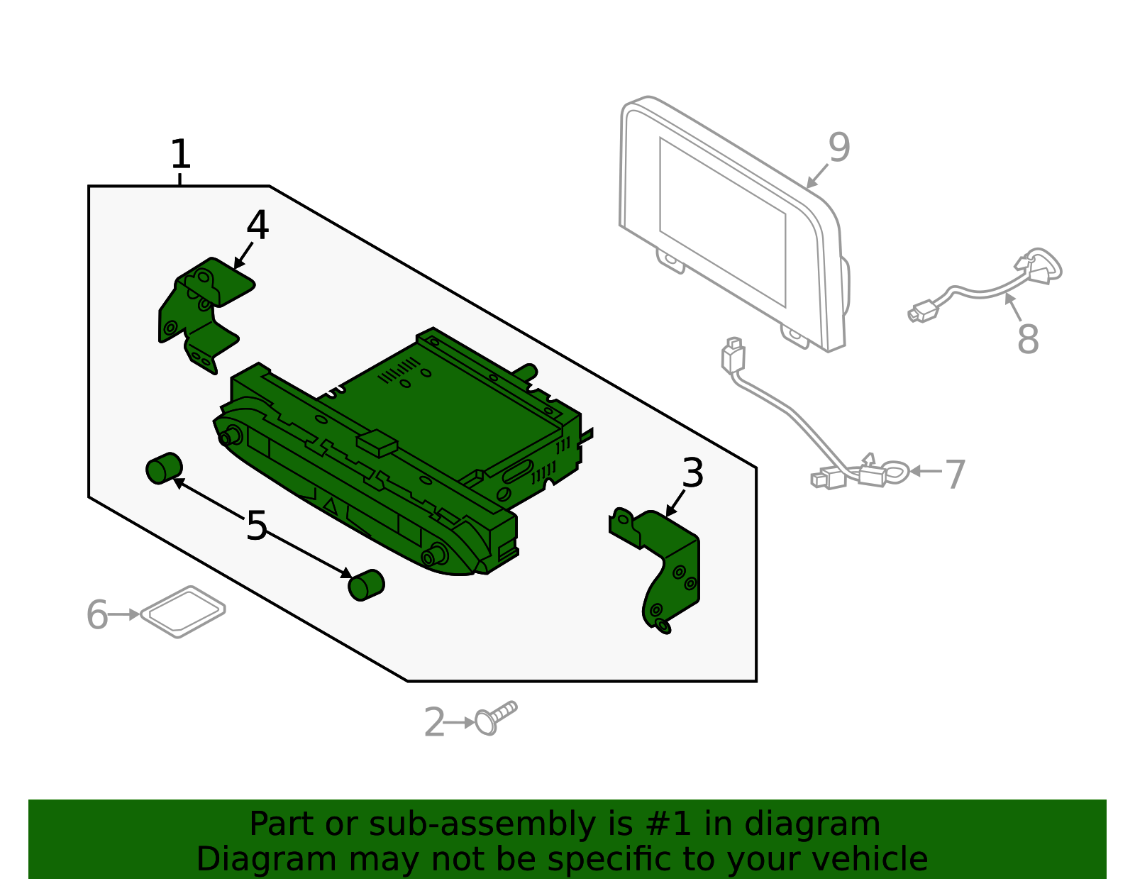 96560-G9MB0-VCA - Receiver 2021-2023 Genesis G70 | Hyundai Wholesale Direct