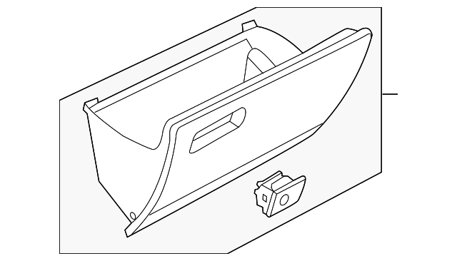 5GM-857-114-B-ZA2 - Glove Box Door 2015-2019 Volkswagen | Wolfsburg ...