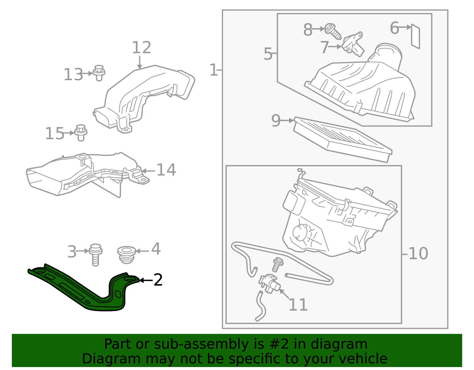 17771-18021 - High-Quality Air Cleaner Assembly Bracket for AutoNation ...