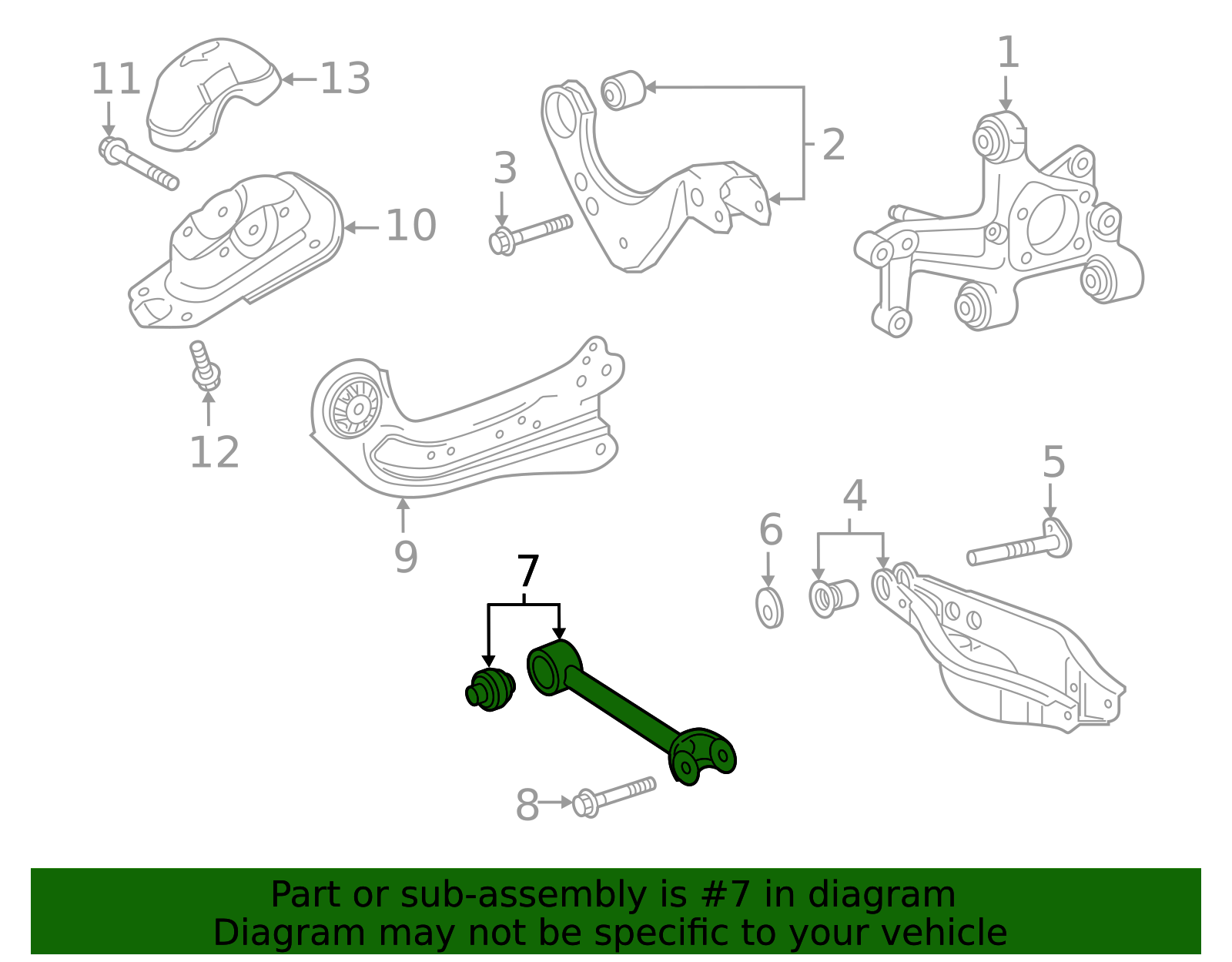 2018-2024 Toyota Link Rod 48710-06160 | Toyota Parts Center