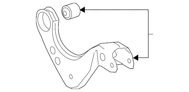 Genuine Toyota Upper Control Arm part# 48770-06010 for 2018-2025 Toyota ...
