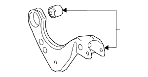Genuine Toyota Upper Control Arm part# 48770-06010 for 2018-2025 Toyota ...