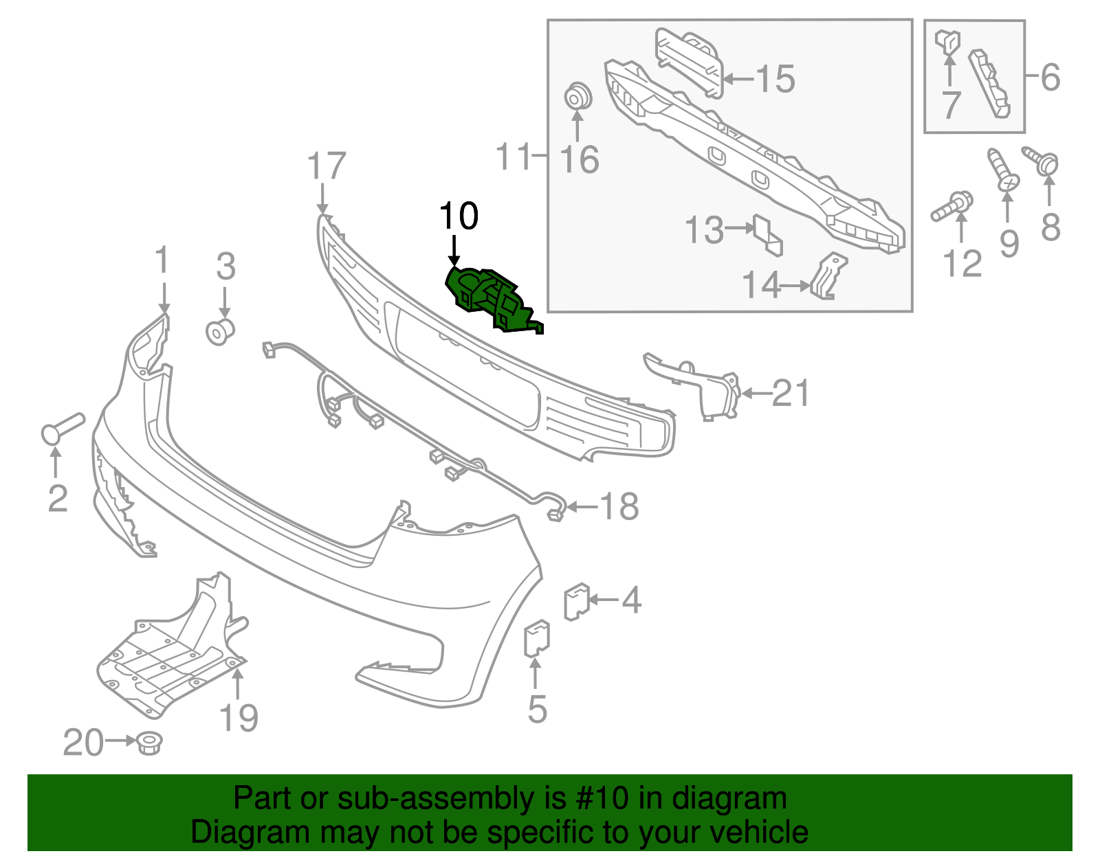 2016-2017 Kia Rio OEM NEW 16-17 Kia Rio Hatchback Sedan Rear Bumper ...