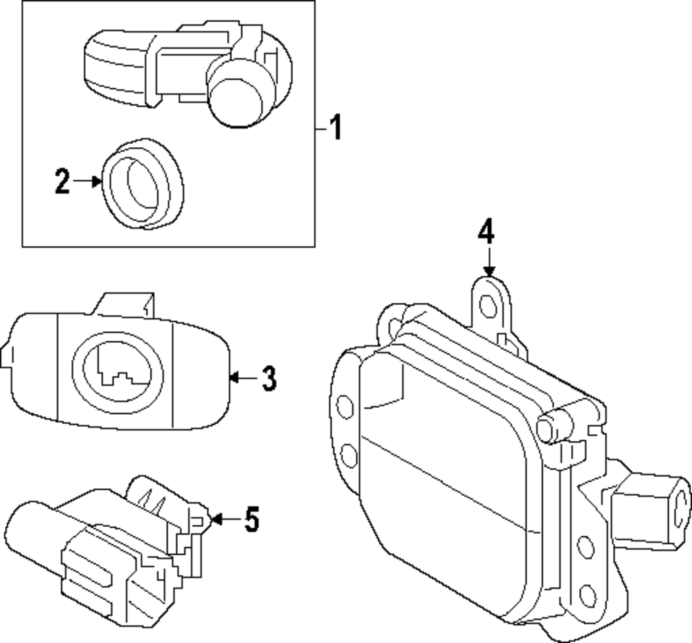 2022-2025 Toyota Distance Sensor 88210-F6010 | Toyota Parts Center