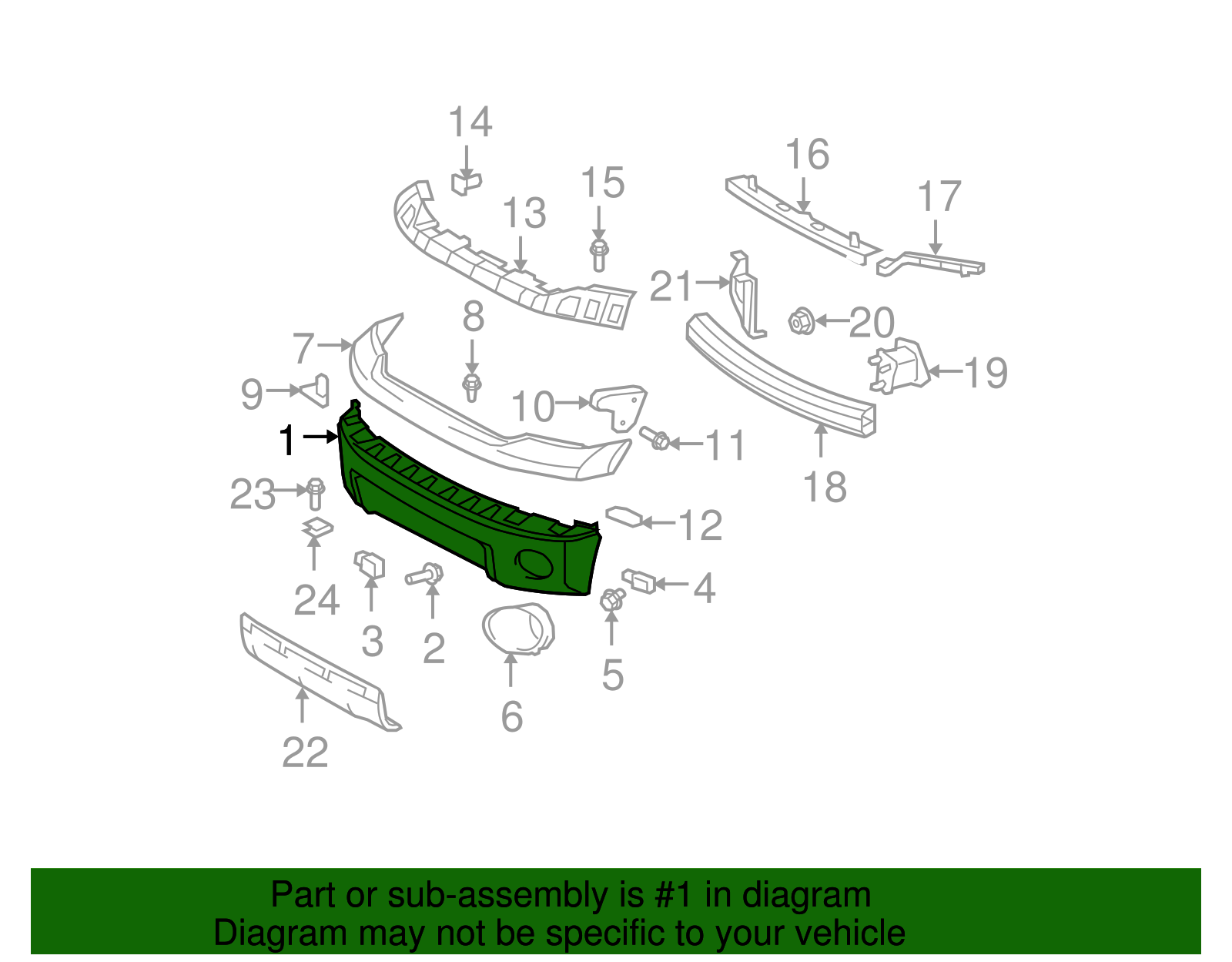 2007-2013 Toyota Tundra Bumper 52111-0C901 | OEM Parts Online