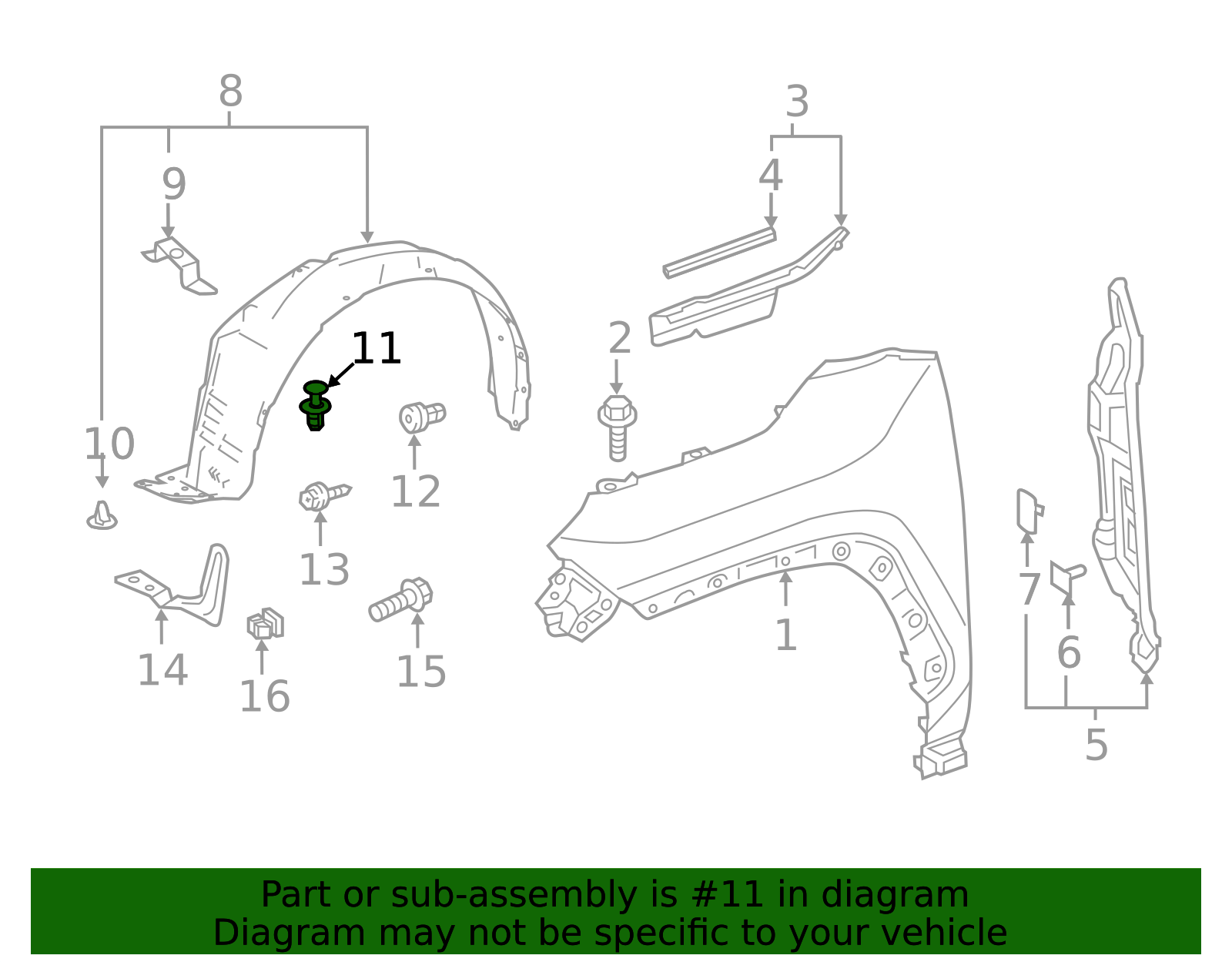 90467-07220 - Under Cover Clip 2010-2025 Toyota | Longo Toyota Parts