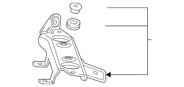 2016-2024 GM Passenger Side Charge Air Cooler Bracket 84399883 ...
