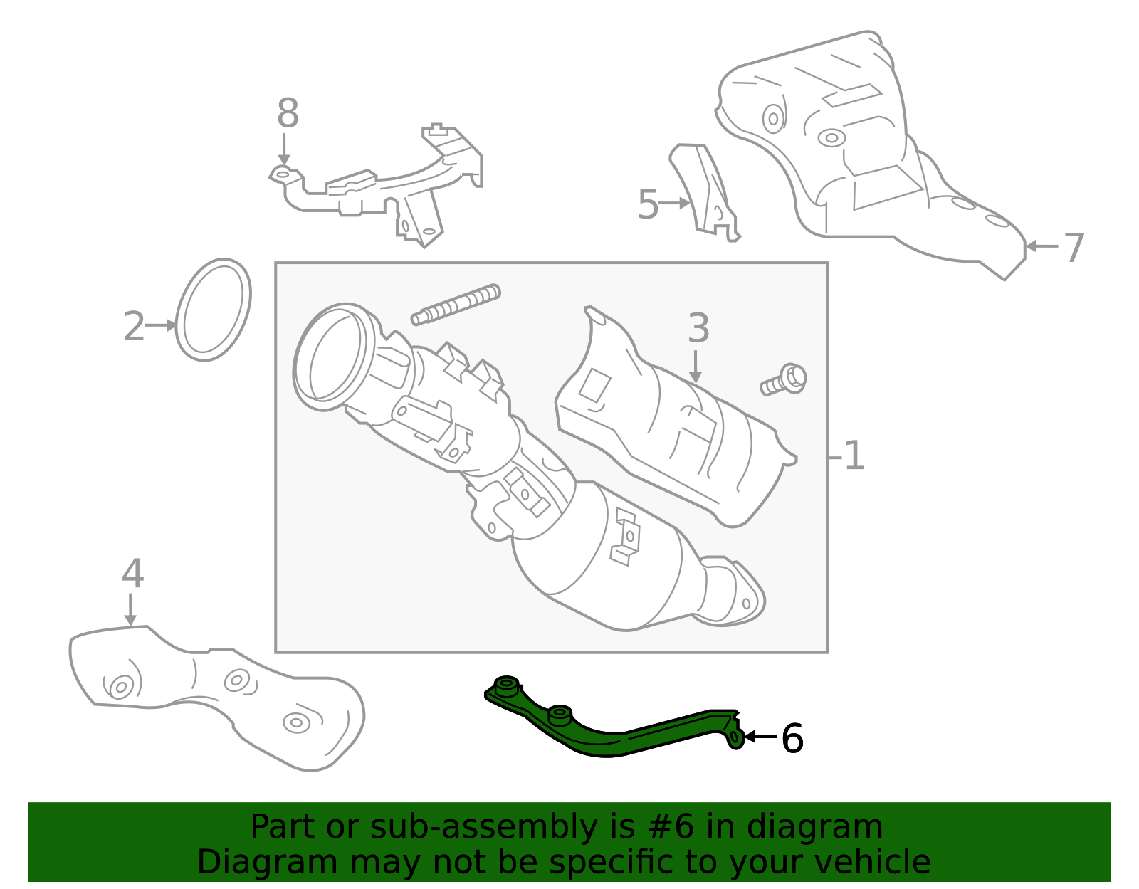 17118-36080 - High-Quality Stay Bracket for AutoNation Parts