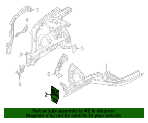 64585-L1000 - High-Quality Frame Side Member Bracket for 2020-2025 ...