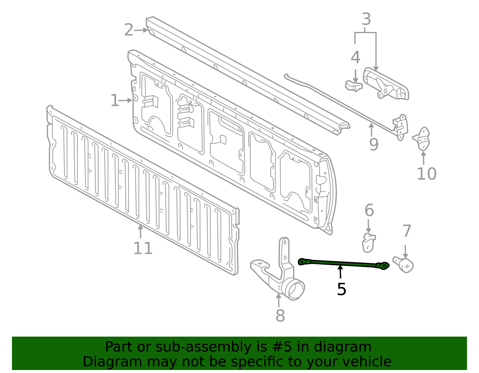 65770-DP070 - Check Strap 2005-2016 Toyota Tacoma | Toyota of Colorado ...