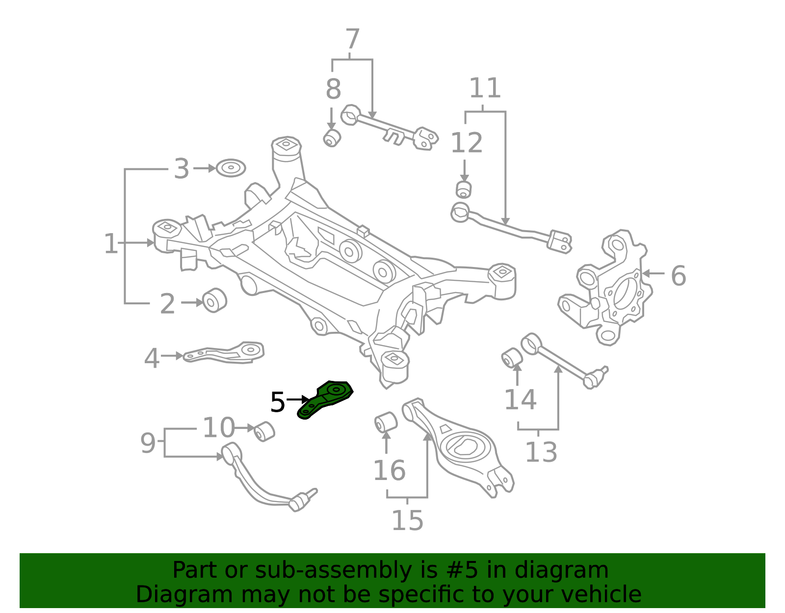55471-3M151 - High-Quality Suspension Subframe Reinforcement Bracket ...