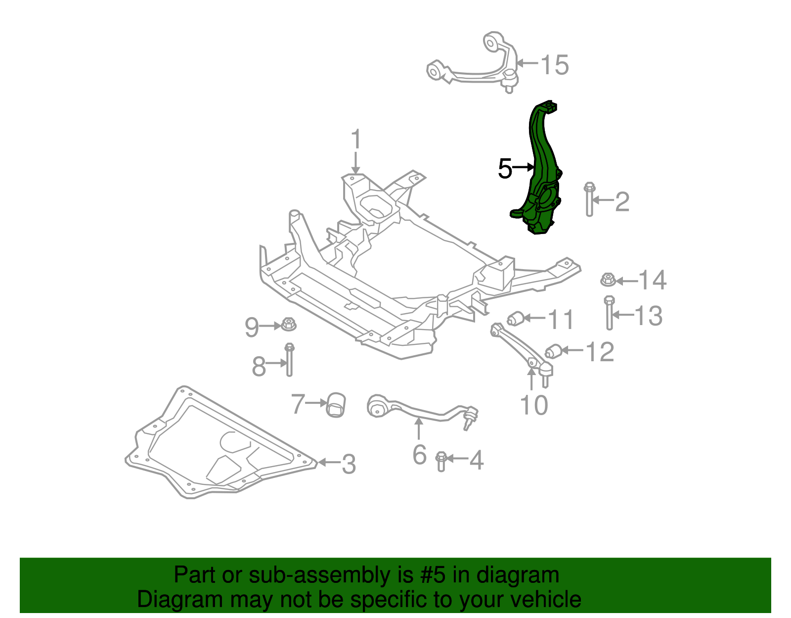 31216869870 - 2007-2021 BMW Knuckle Assembly (31-21-6-869-870) | BMW of ...