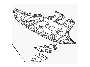 2022-2025 Hyundai Tucson Under-Body Shield 29110-CW600 | OEM Parts Online