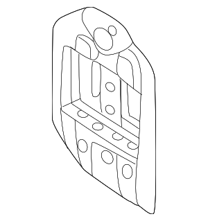 Hyundai - 64585-CW000 - Radiator Support Bracket - 2022-2025 Hyundai ...