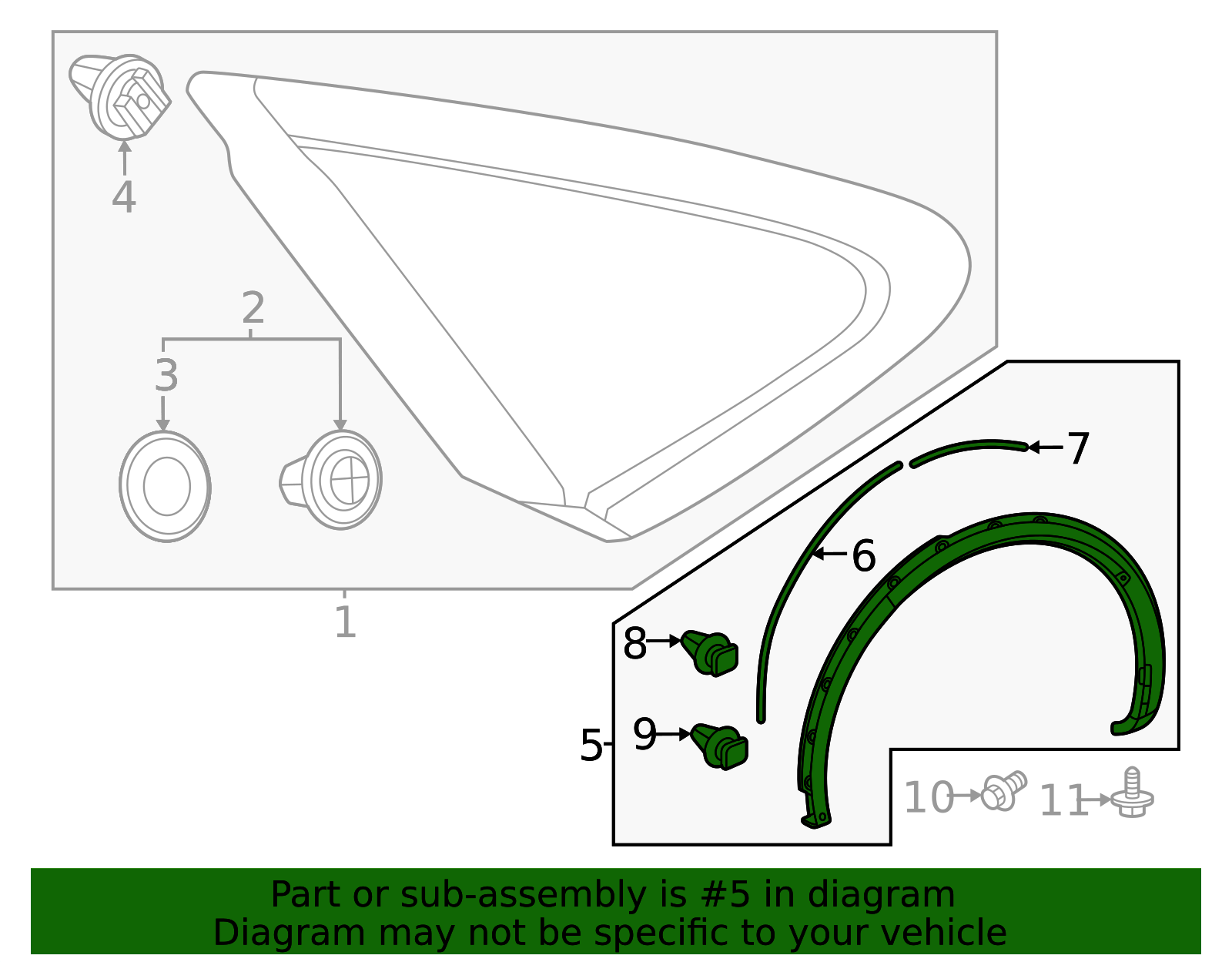 Wheel Opening Molding 75605-47010 | OEM Parts Online