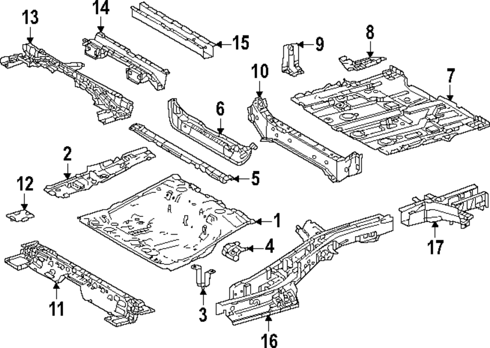 57605-0E180 - 2023-2024 Lexus - Front Cross-Member | My L Parts