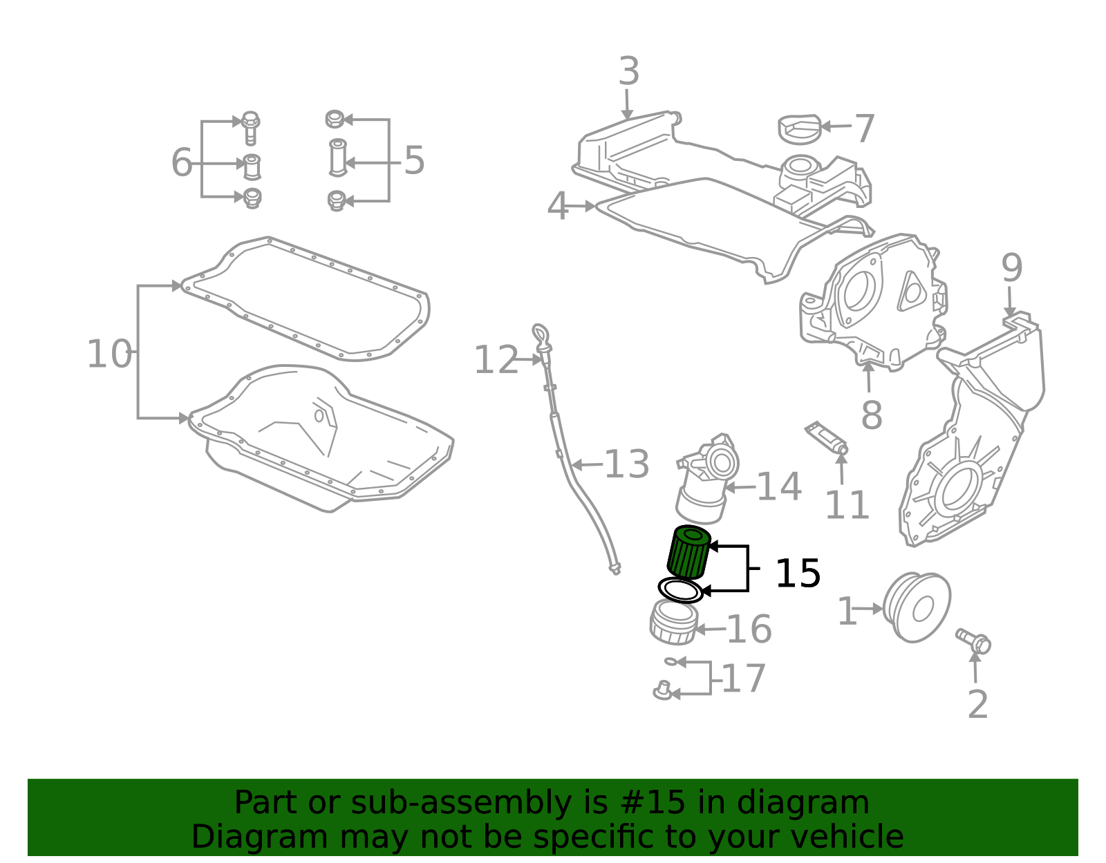 1994-2013 Volkswagen Oil Filter 021-115-562-A | VW Direct Auto Parts