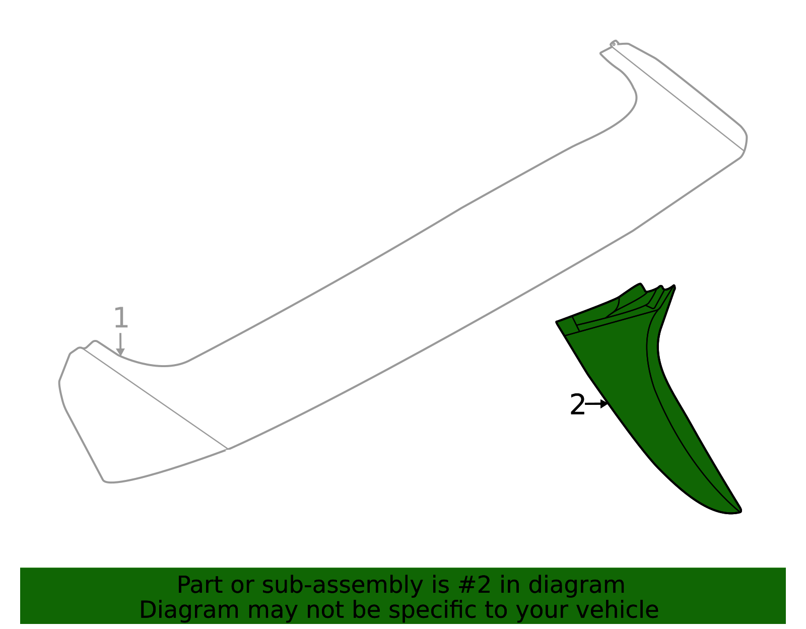 2024-2025 Subaru Side Spoiler 96031FN100 | QuirkParts