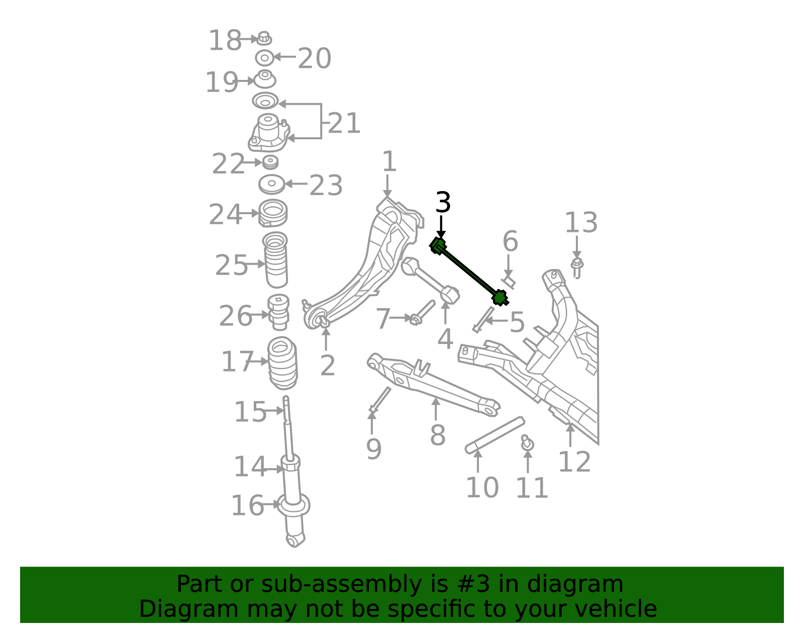 Upper Control Arm 05105271AC | Mopar Parts Canada
