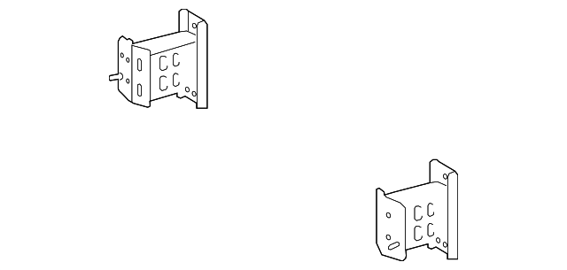 Genuine Toyota Rail Extension part# 57013-47040 for 2010-2015 Toyota ...