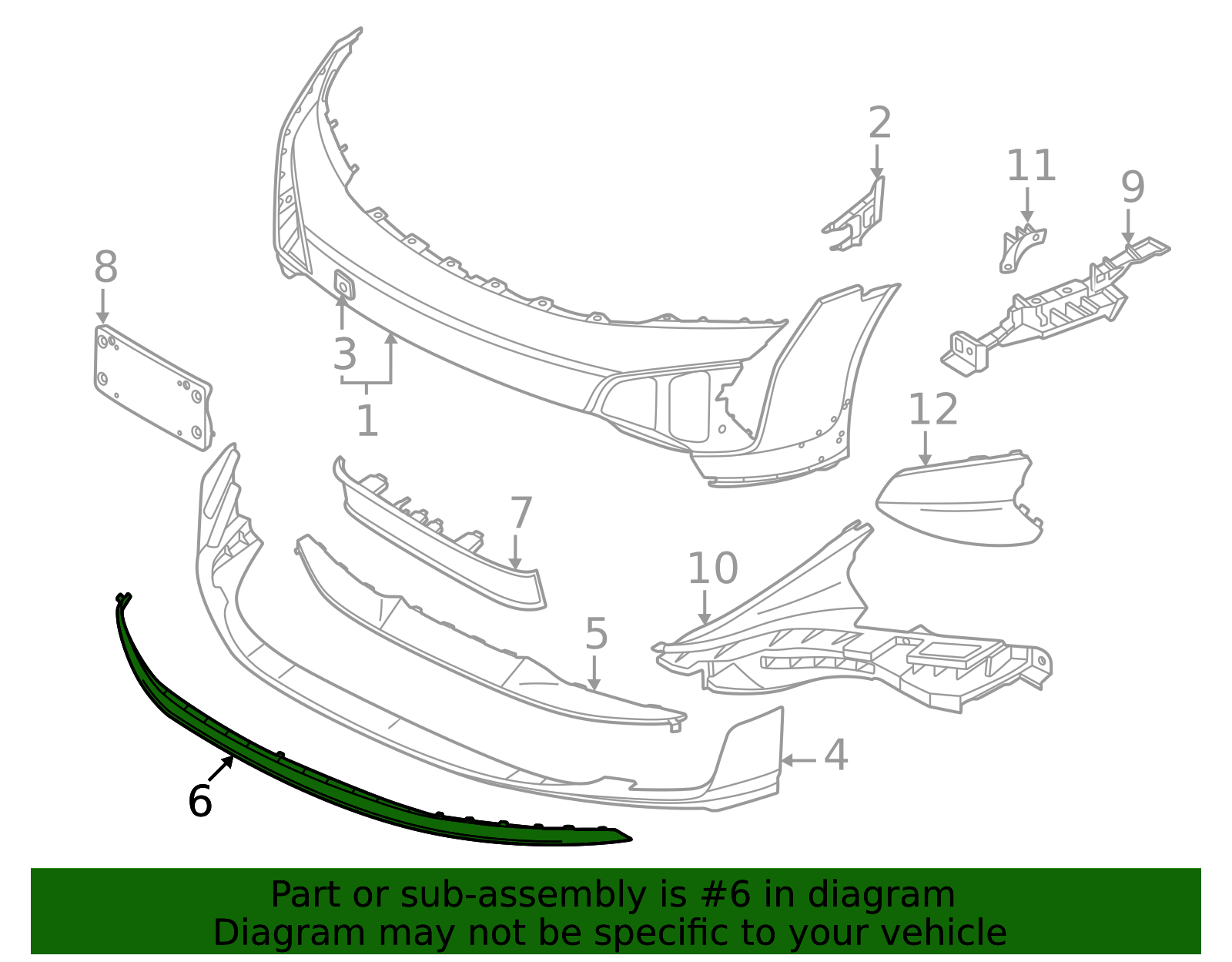 2025 Porsche Taycan Deflector 9J1-807-434-OK1 | Sunset Porsche Parts