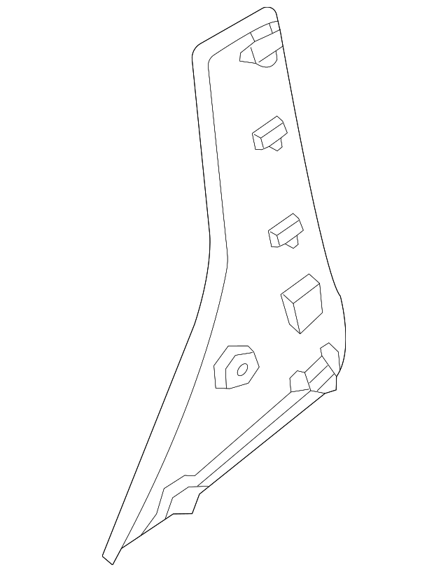 2020-2025 Hyundai Palisade Corner Molding 83280-S8000 | OEM Parts Online