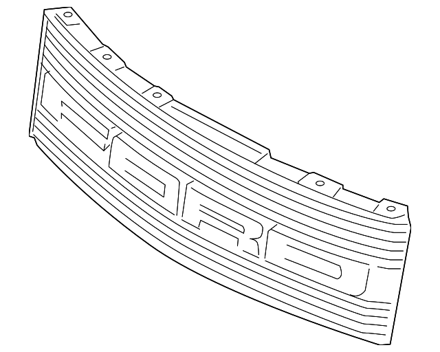 CL3Z-8200-DA 10 thru 14 F150 Raptor OEM Genuine Ford Grille Grill ...