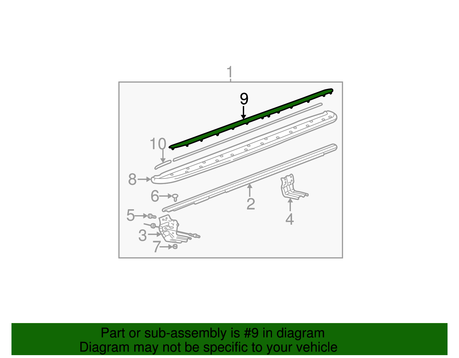 2004-2006 GM Step Pad 15135691 | GM Parts Center