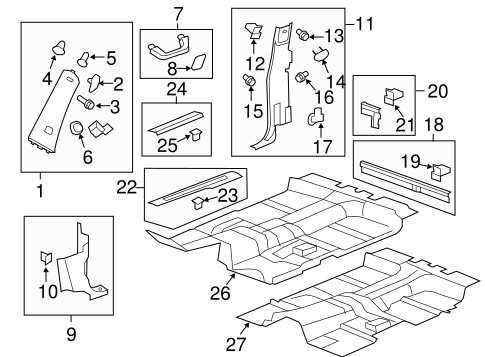 Interior Trim - Cab for 2010 Chevrolet Silverado 1500 | GM Parts Center