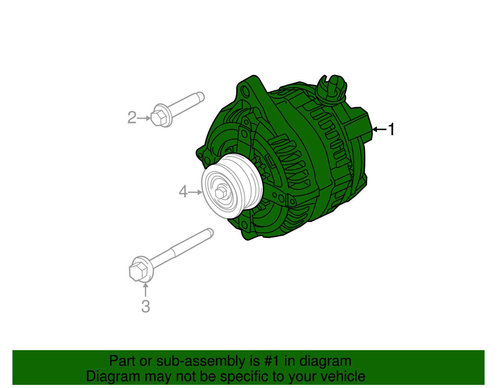 2011-2014 Ford F-150 Alternator AL3Z-10346-C | OEM Parts Online