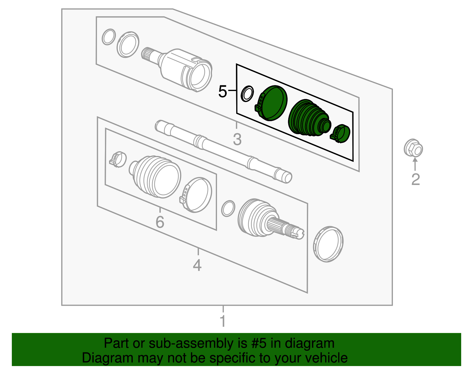 2019-2020 Buick Envision Inner Boot 84282536 | Capital Chevy Parts