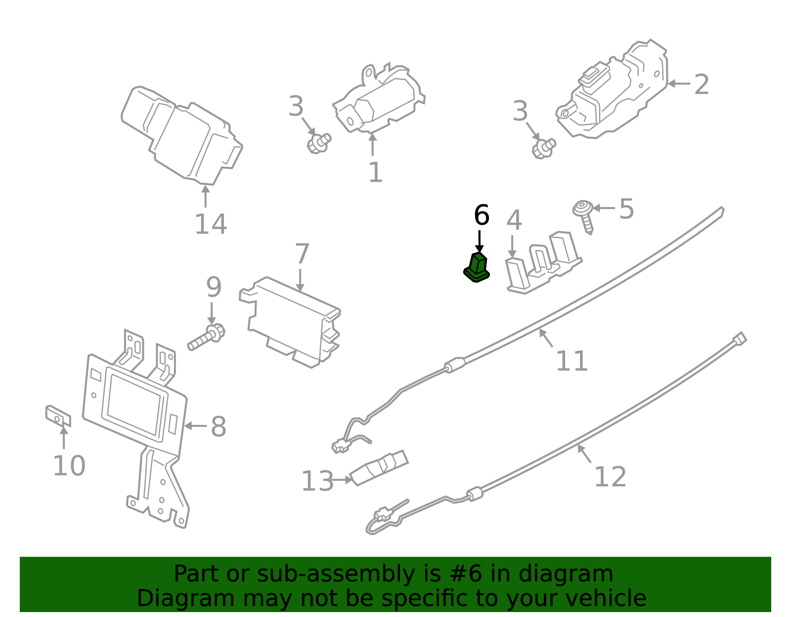 Genuine OEM Ford Part - Release Switch JL1Z-54432A38-BA | Genuine OEM ...