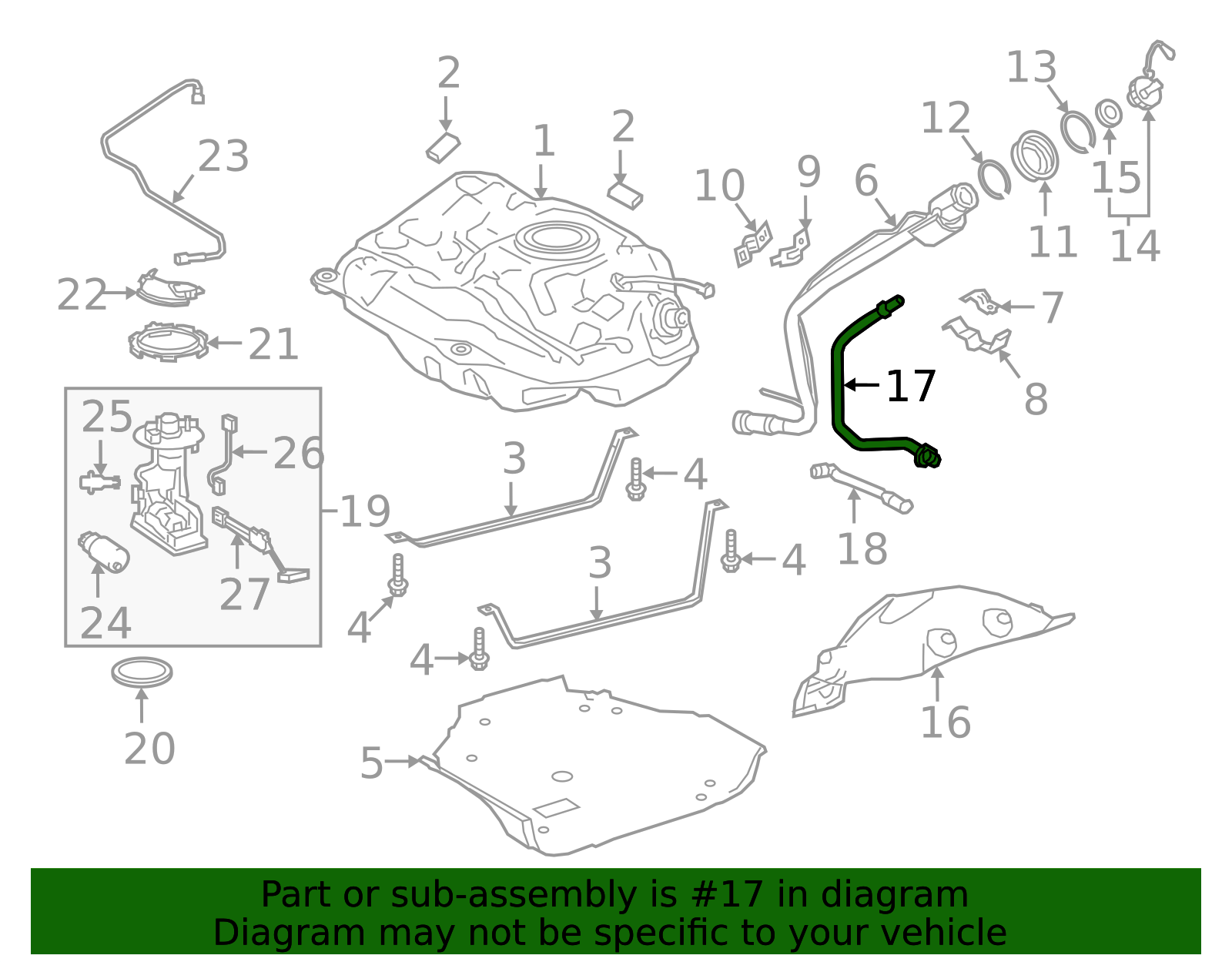 77226-10010 - High-Quality Fuel Tank Vent Hose for AutoNation Parts