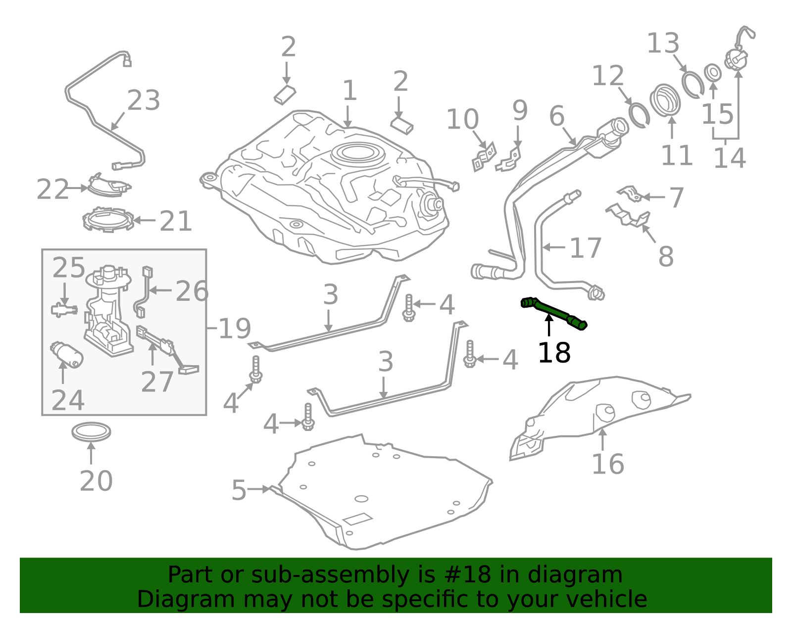77404-10040 - High-Quality Fuel Tank Vent Hose for 2018-2022 Toyota C ...
